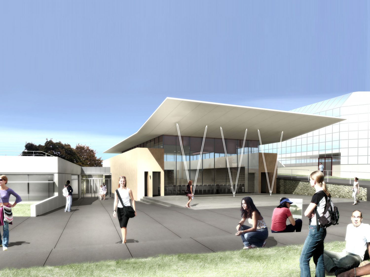 Amphithéâtre Universitaire - Art'ur Architectes - Groupe 5-CINQ